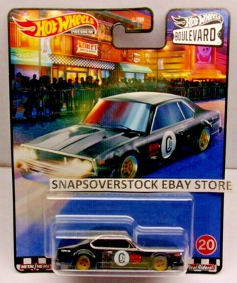 2020 HOT WHEELS PREMIUM BOULEVARD #20, BLACK NISSAN SKYLINE C210, VHTF ...