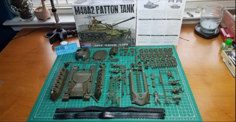 NEW MISB Monogram Armor 1/35 US Army M48A2 PATTON 50-ton Main Battle ...