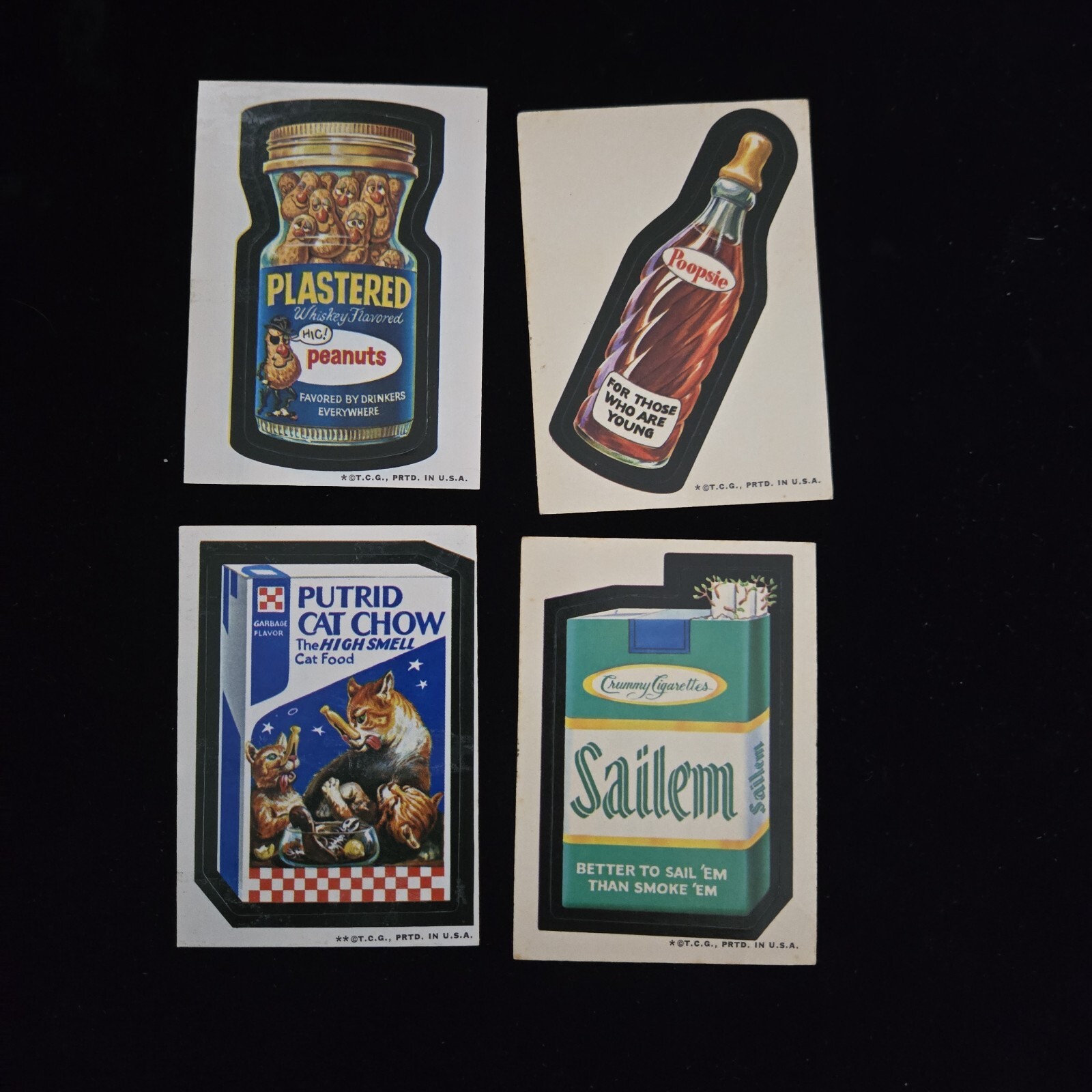 No -Run Tony 1973 Wacky Packages 2nd Series 2 Set White Back 32 ...