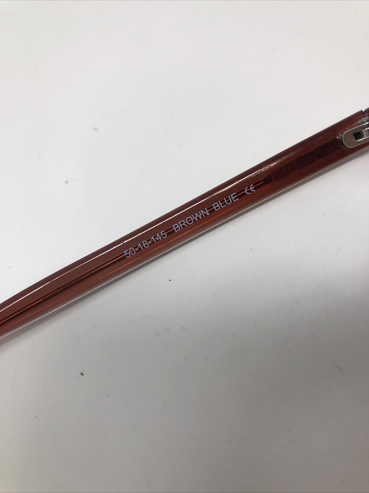 4u Eyeglasses Frames U-21 50-18-145 Brown/Blue Full Rim JV22 | eBay