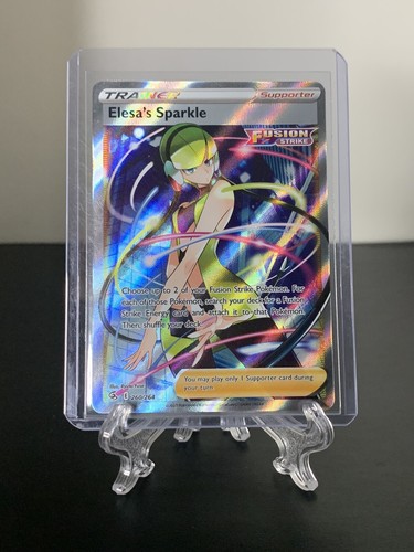 Pokémon TCG Elesa's Sparkle Fusion Strike 260/264 Holo Full Art NM ...
