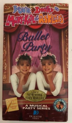 You're Invited Mary-Kate & Ashley's Ballet/Musical Party(VHS 1998)RARE ...