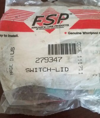 279347 New Genuine OEM FSP Whirlpool Washer/Dryer Lid Switch | eBay
