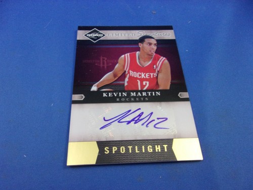 Kevin Martin Limited 11-12 Signatures Spotlight Autograph Short Print ...