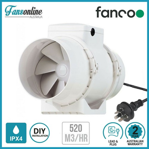 TT Mixflow Inline Fan 150mm | Exhaust Fan | Hydroponics | Bathroom ...