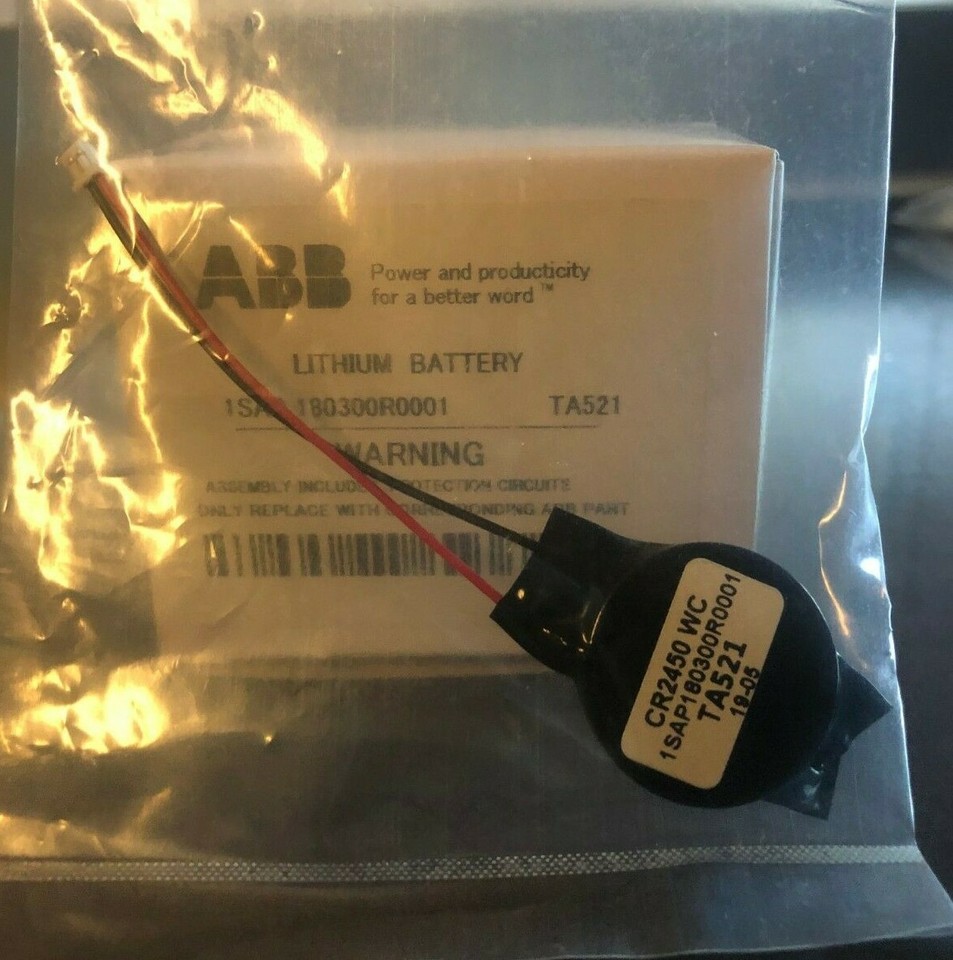 Brand New ABB TA521 - 3.0V / 620mAh PLC Replacement Battery | eBay