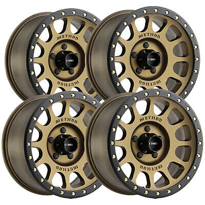 (Set of 4) Method MR305 NV 17x8.5 5x150 +0mm Bronze Wheels Rims 17 ...