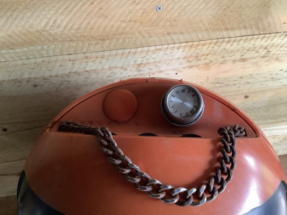 JVC VIDEOSPHERE ORANGE ORIGINAL VINTAGE 1970s TELEVISION TV SPACE ...