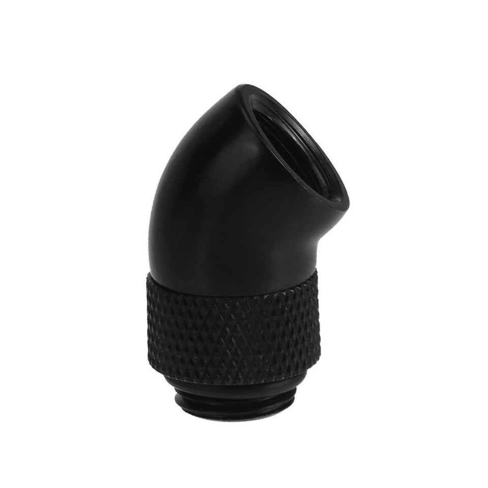 G1/4 Screw Thread 45 Degree Elbow Rotation Brass Connector Fitting ...