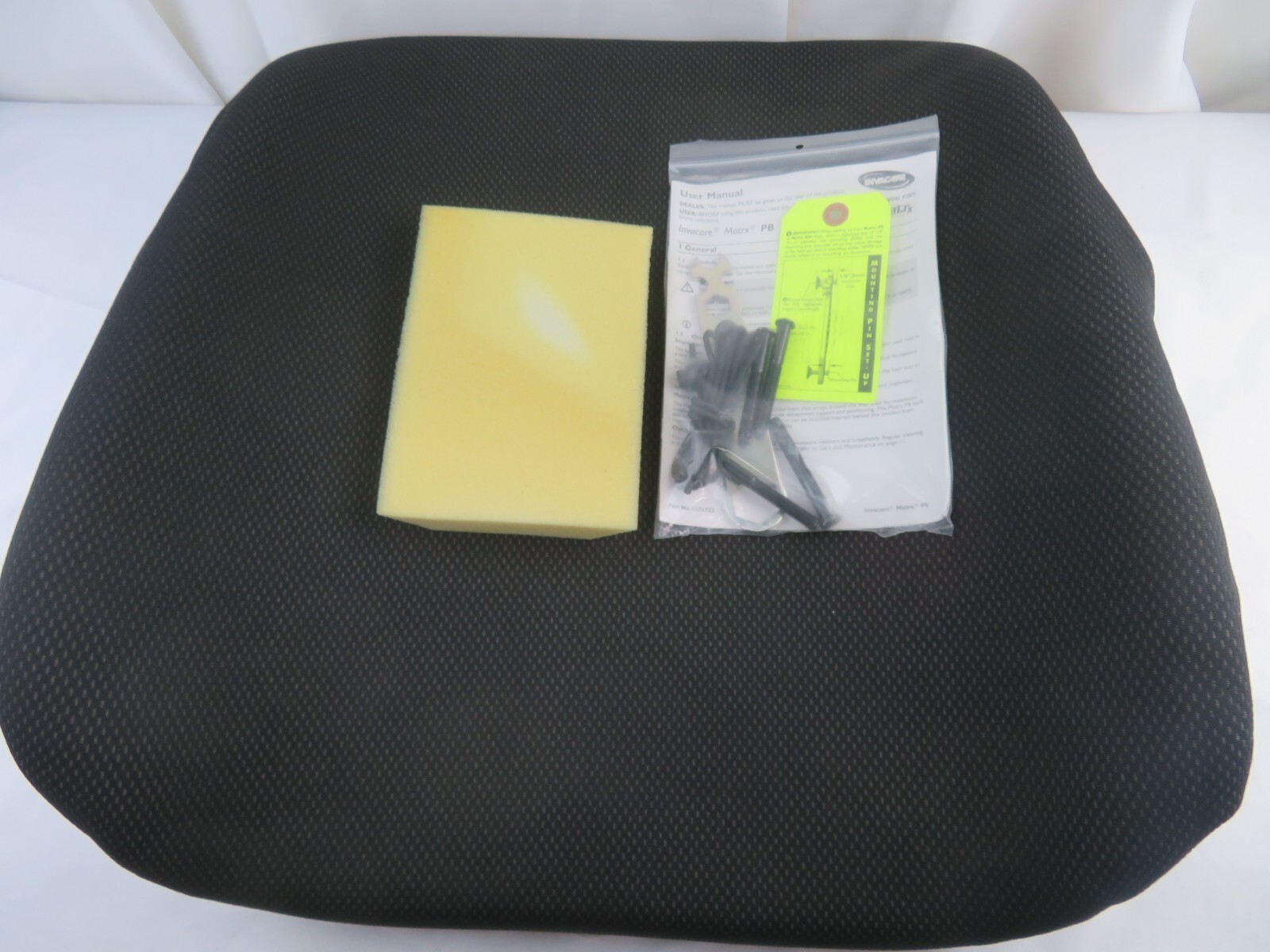 Invacare Matrx PB Wheelchair Back Rest Cushion 21”T x 19”W NOS # ...