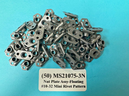 MS21075L3N Floating 2-Lug Mini Anchor 10-32 Nut Plate Aircraft (50) New ...