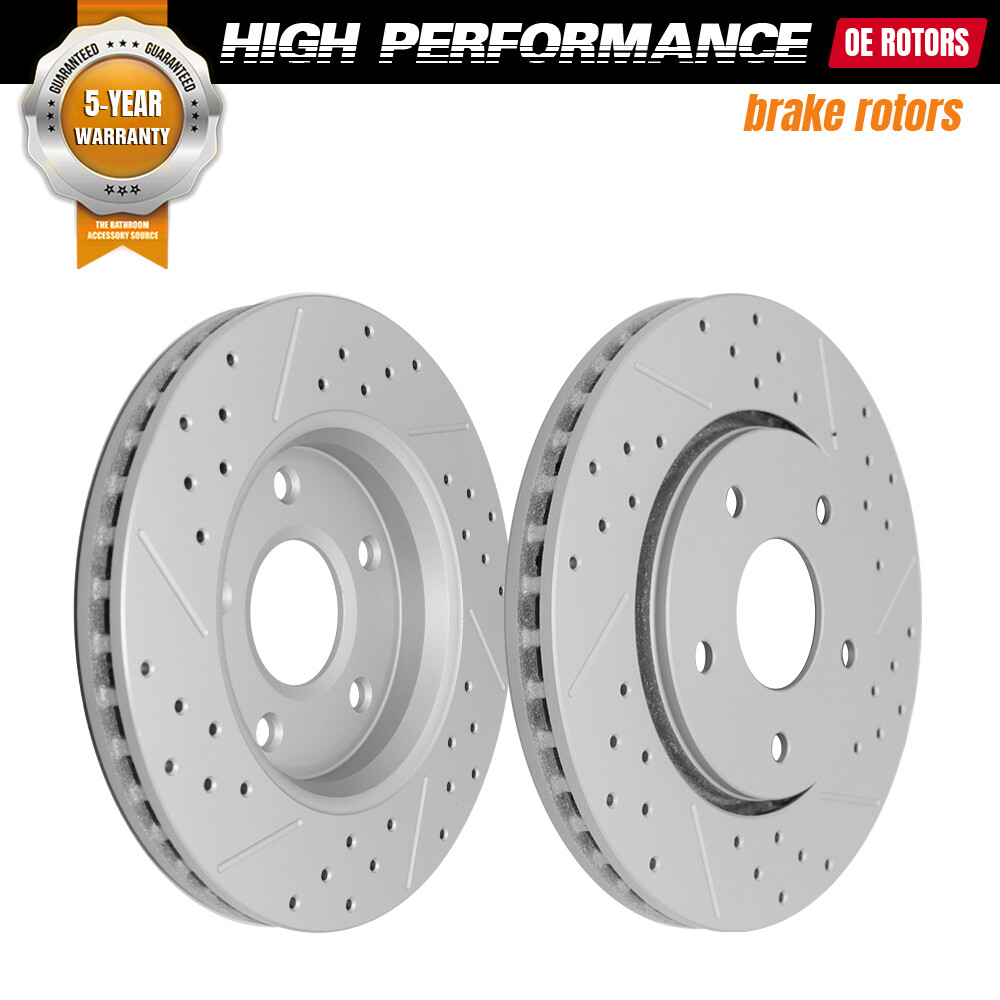 302mm Front Disc Brake Rotors For Dodge Journey Chrysler Town & Country ...