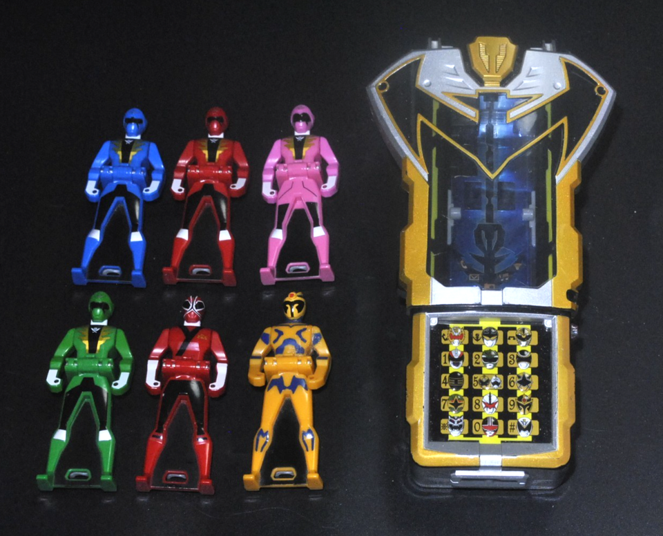 Power Rangers GOKAIGER Super Megaforce DX Gokai Cellular Morpher w/ 6p ...