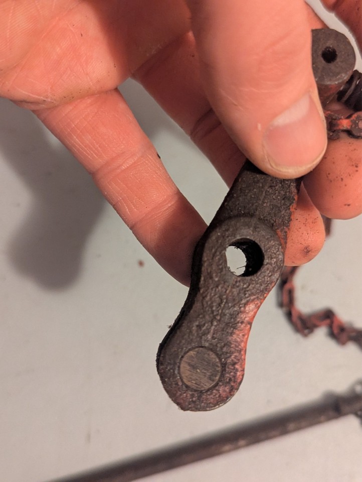 Vintage Gravely Walk Behind Tractor Lever and Pin | eBay