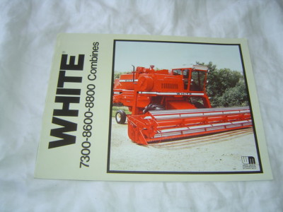 White 7300 8600 8800 combine brochure | eBay
