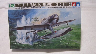 TAMIYA 1/48 SCALE NAKAJIMA A6M2 N TYPE 2 FLOAT PLANE FIGHTER | eBay
