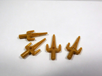 LEGO 4 Pearl Gold Sai Weapon Minifig K11 | eBay