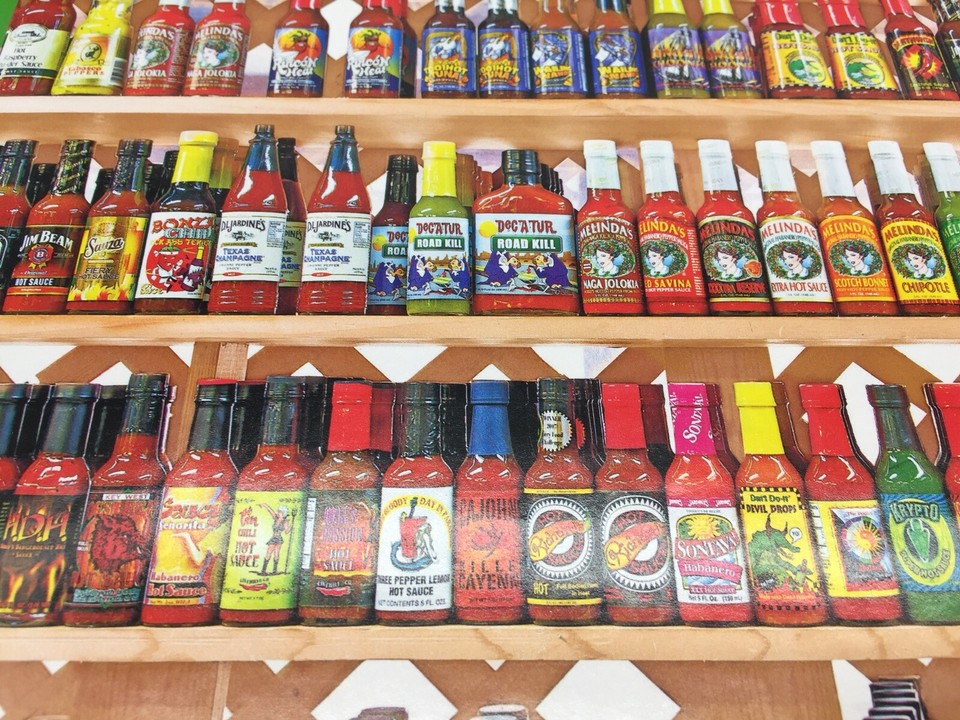 Lot Of 2 Springbok Puzzles Canned Veggies Spicy Hot Sauce 500 | eBay