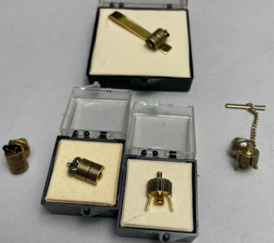 Vintage Crest-Craft Intelsat IV F4 Satellite Tie Bar, Lapel Pin & Tie ...