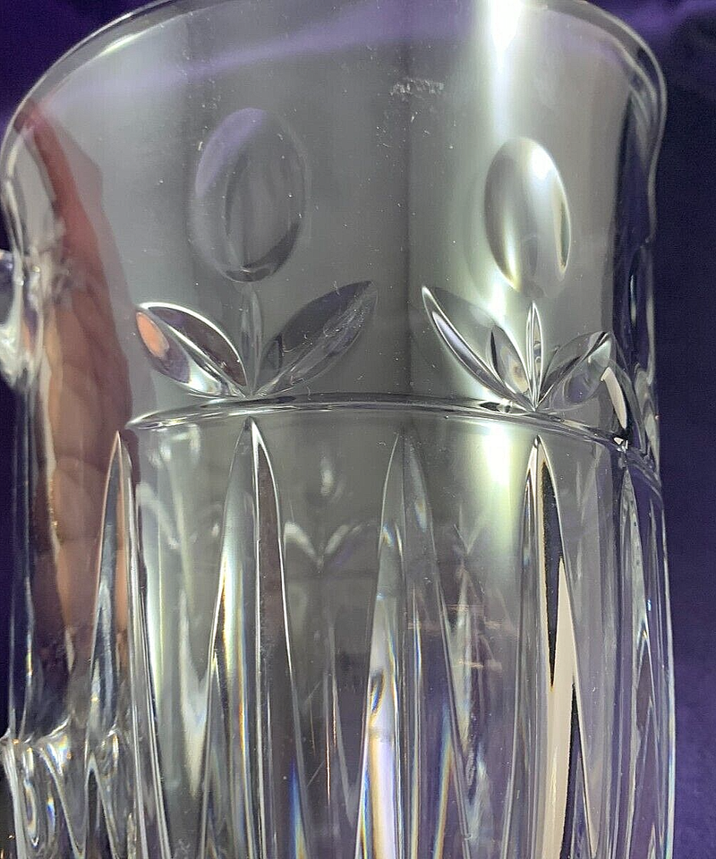 Block Crystal TULIP GARDEN PITCHER 32 OZ 8" | eBay