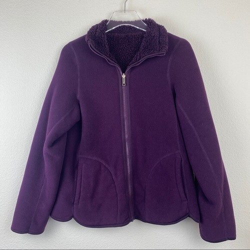 Teddy Jacket Weatherproof Sherpa Fleece Full Zip Purp… - Gem