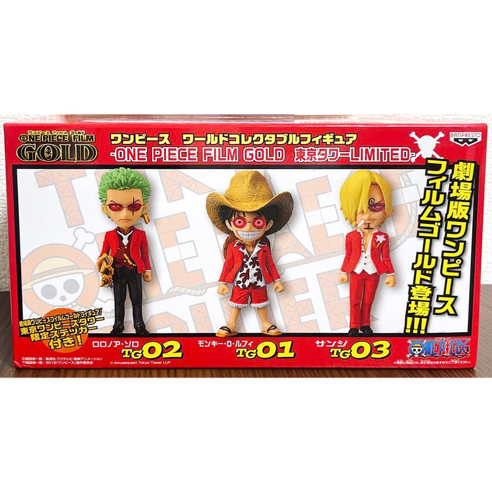 WCF World Collectable Figure TOKYO ONE PIECE TOWER Limited Luffy Zoro ...