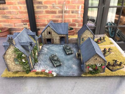 15mm Flames of War Normandy Country House / Barn and Stable for WW2 ...