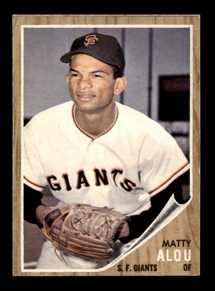 1962 Topps #413 Matty Alou Giants VG-EX+ *5u | eBay
