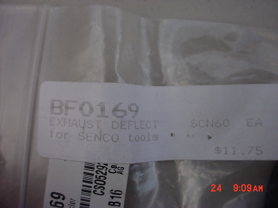 SENCO PART # BF0169 Exhaust Deflector SCN60 | eBay