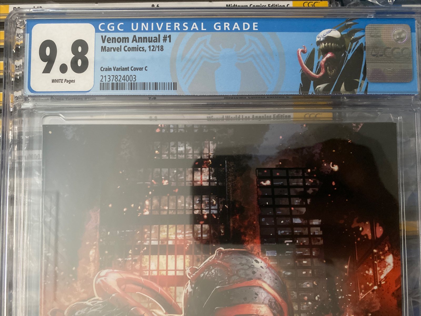 Venom Annual #1, NM / CGC 9.8, Crain Variant C . Custom Venom Tag . | eBay