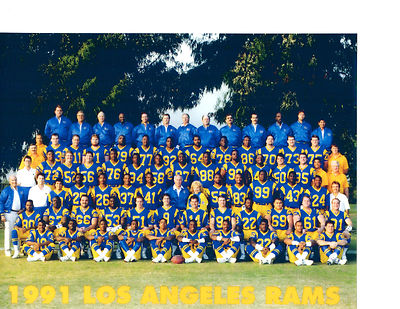 1991 LOS ANGELES RAMS 8X10 TEAM PHOTO NFL FOOTBALL | eBay