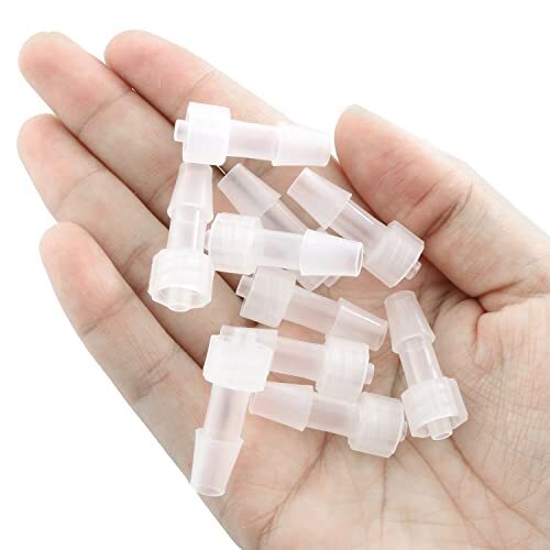 10pcs Male Luer Lock 1/4" Pp Hose Barb Adapter For Laboratory ...