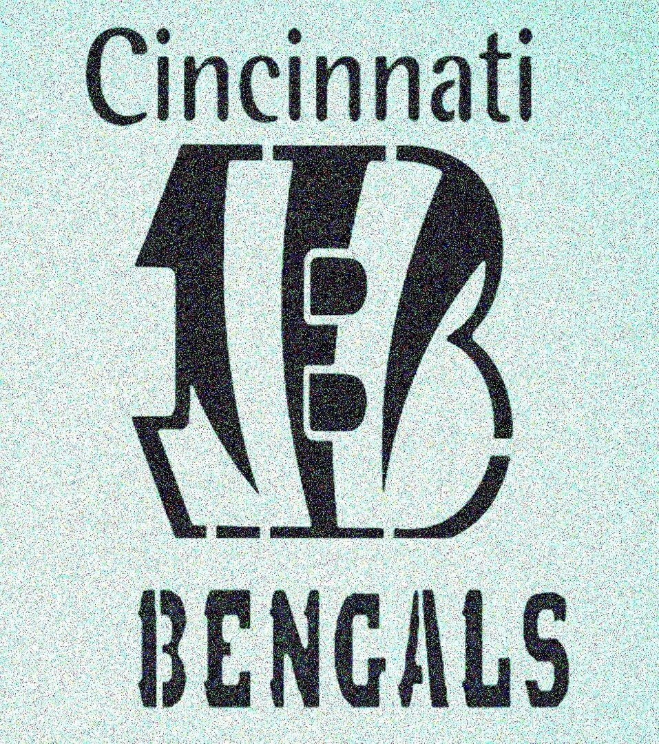 Cincinatti Bengals Stencil Mylar Mancave Sports Football Stencils | eBay