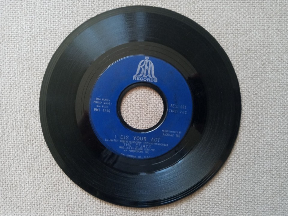The O’JAYS I’ll Be Sweeter Tomorrow I Dig Your Act BELL 691 (1967 ...