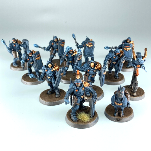 Adeptus Arbites Kill Team - Painted - Games Workshop Warhammer 40K C379 ...