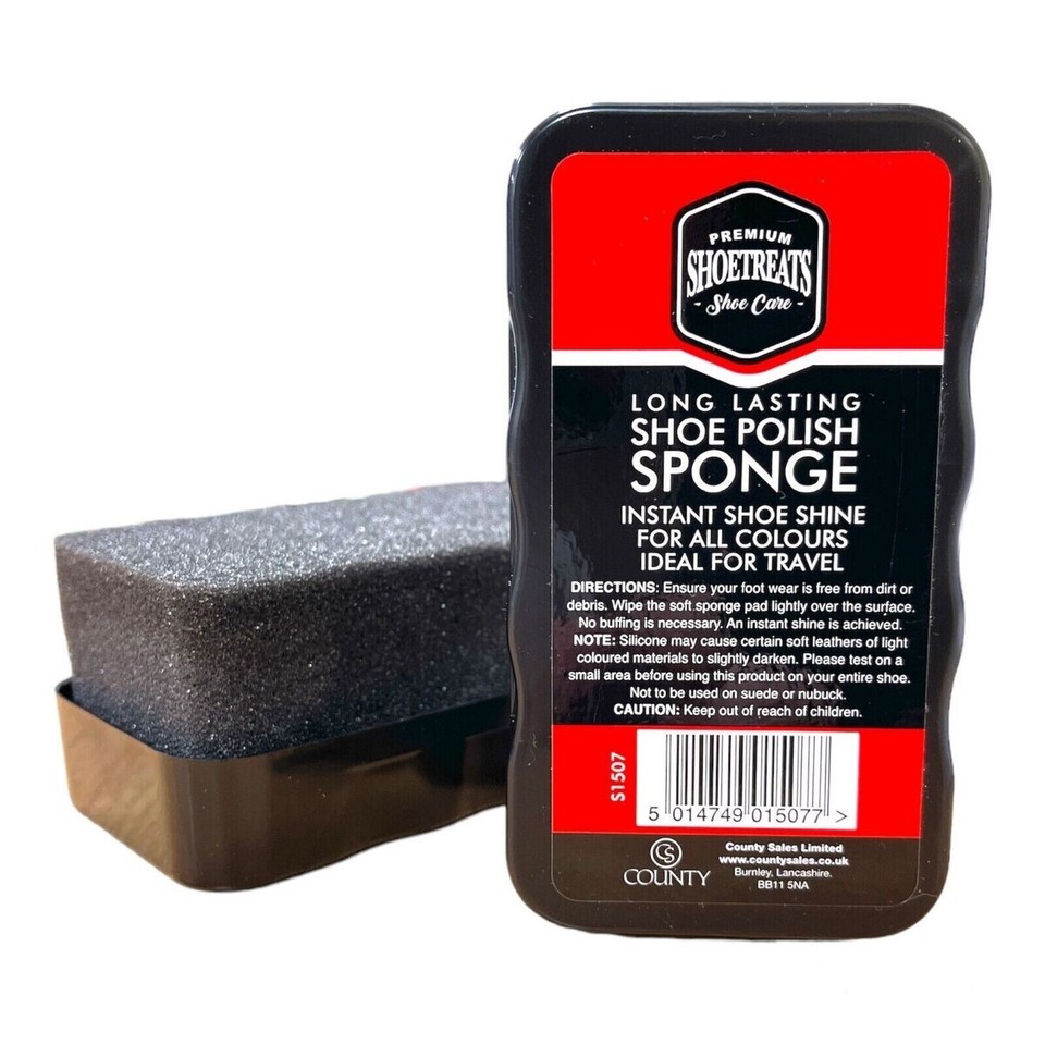 6x Premium Shoetreats Shoe Polish Sponge - Instant Lasting Shoe Shine ...
