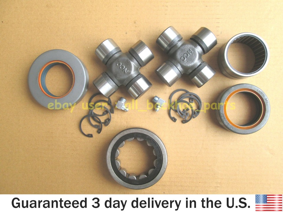 JCB BACKHOE - FRONT AXLE SHAFT REPAIR KIT (W. UNIVERSAL JOINT PART# 914 ...