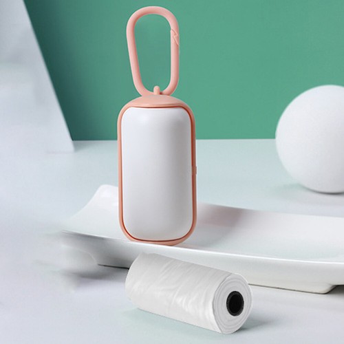 Pet Garbage Box Hanging Buckle Poop Cleaning With Waste Bag ABS Mini ...