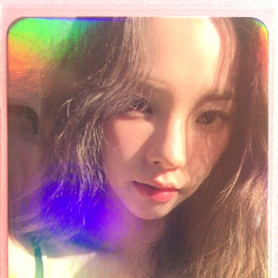 ALL FOR KARINA Aespa TCG Black hair wavy tank top Foil KPOP IDOL CARD | eBay