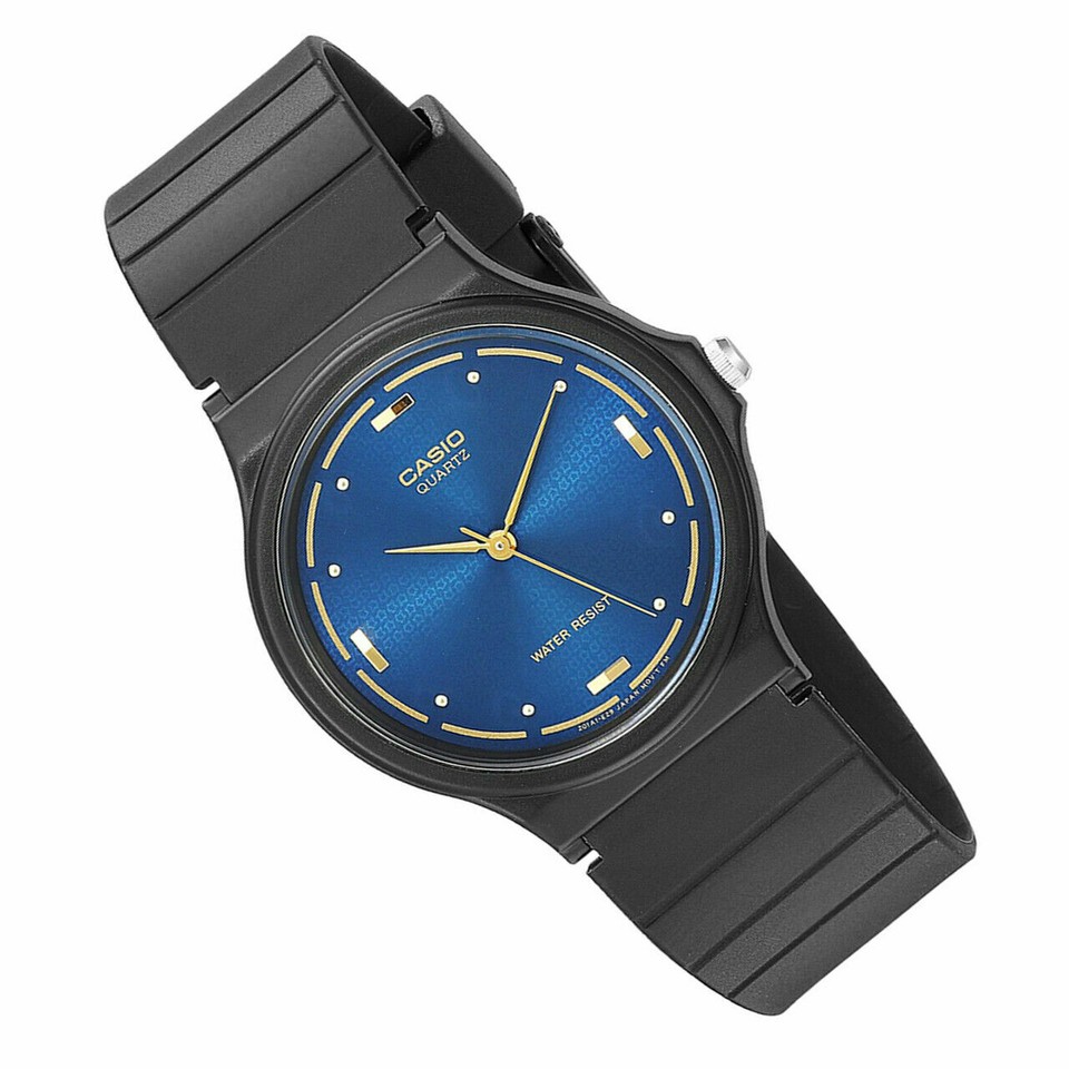 NEW CASIO MATTE BLACK RUBBER+GOLD,COBALT BLUE,SILVER,GUNMETAL ACRYLIC ...