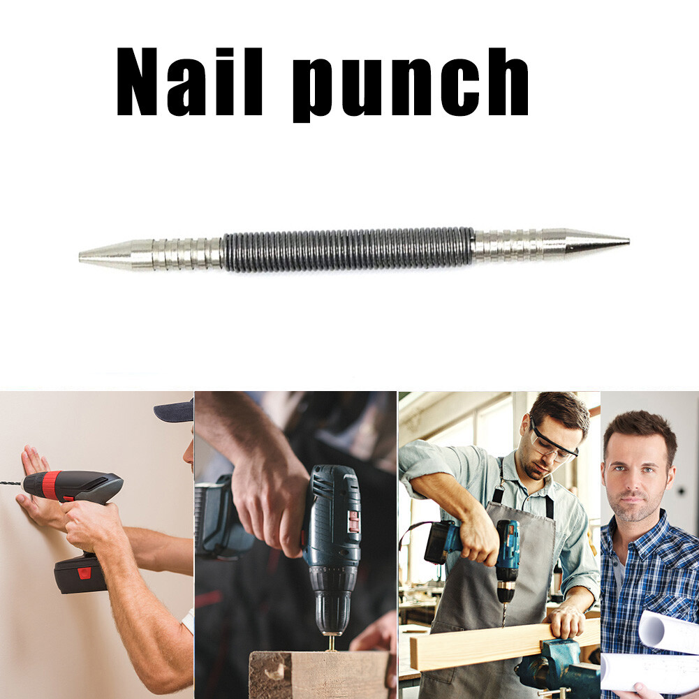 Spring Tools Hammerless Center Punch Steel Door Hinge Pin Remover ...