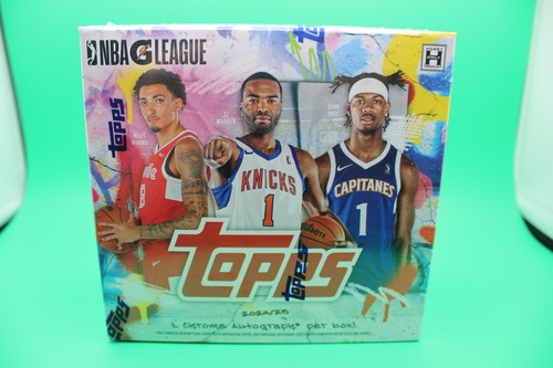 2024-25 Topps NBA G-League Basketball Factory Sealed Hobby Box! CHROME ...
