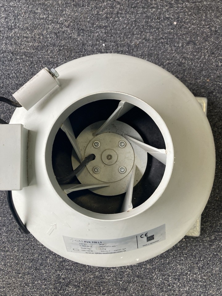 Systemair RVK 150 L1 6" Inline Extraction Fan | eBay UK