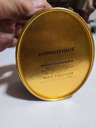 Max Factor HYPNOTIQUE Dusting Powder Vintage Perfumed Body Bath Talc 5 ...