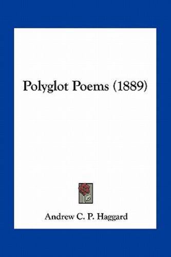 Polyglot Poems by Andrew C. P. Haggard (2010, Trade Paperback) for sale ...