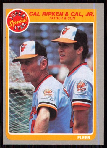 1985 Fleer Cal Ripken, Sr./Cal Ripken, Jr. Baltimore Orioles #641 | eBay