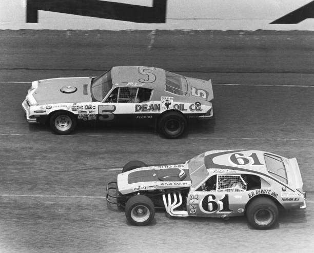 Motor Racing Nascar Modified Driver Richie Evans No 5 Old Photo | eBay