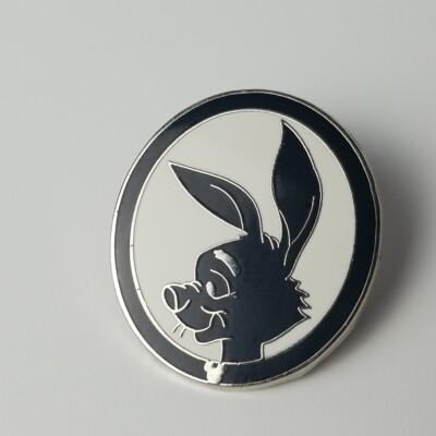 DL Rabbit Facing Left in Black Oval Frame Pooh 2009 Character ...