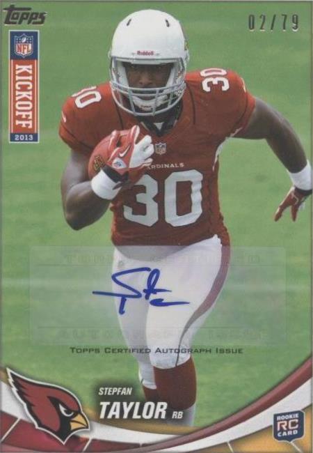 2013 Topps Kickoff - Stepfan Taylor #21 Autographs /79 (AU, RC) for ...