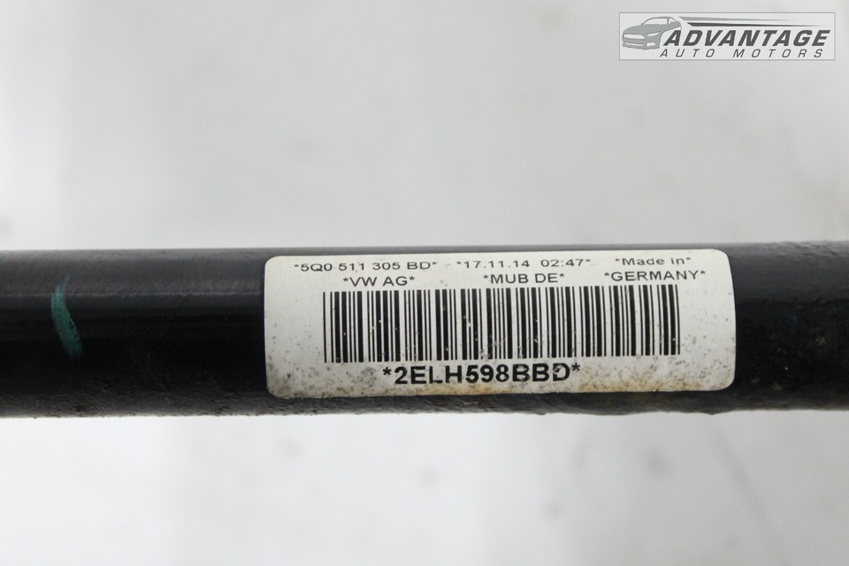 2015-2020 AUDI A3 8V QUATTRO REAR ANTI ROLL STABILIZER SWAY BAR ...